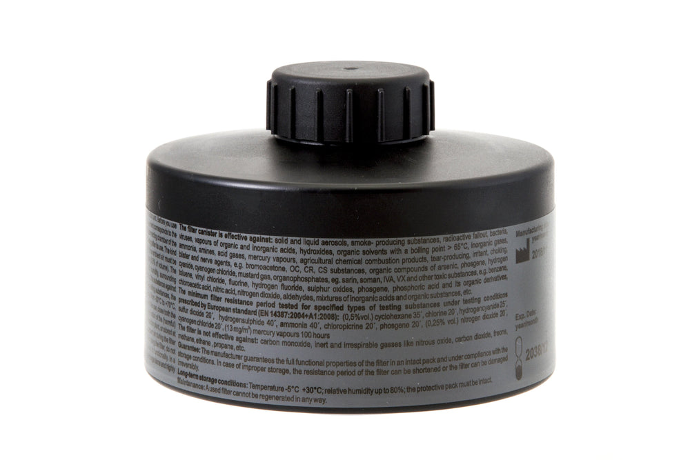 NBC-77 SOF CBRN Gas Mask Filter Canister 40mm Thread - NATO Respirators ...