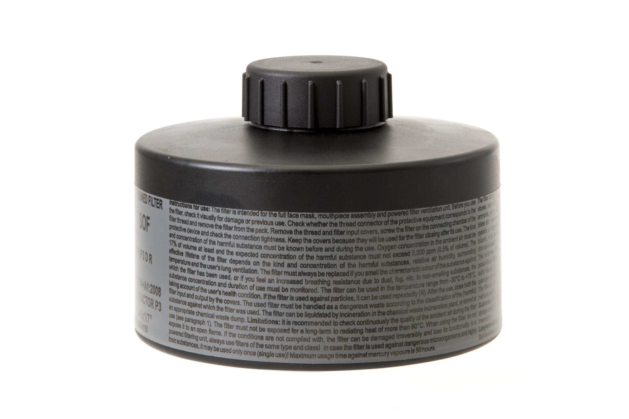 NBC-77 SOF CBRN Gas Mask Filter Canister 40mm Thread - NATO Respirators ...