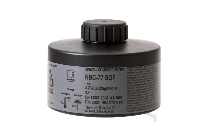 NBC-77 SOF CBRN Gas Mask Filter Canister 40mm Thread - NATO Respirators ...
