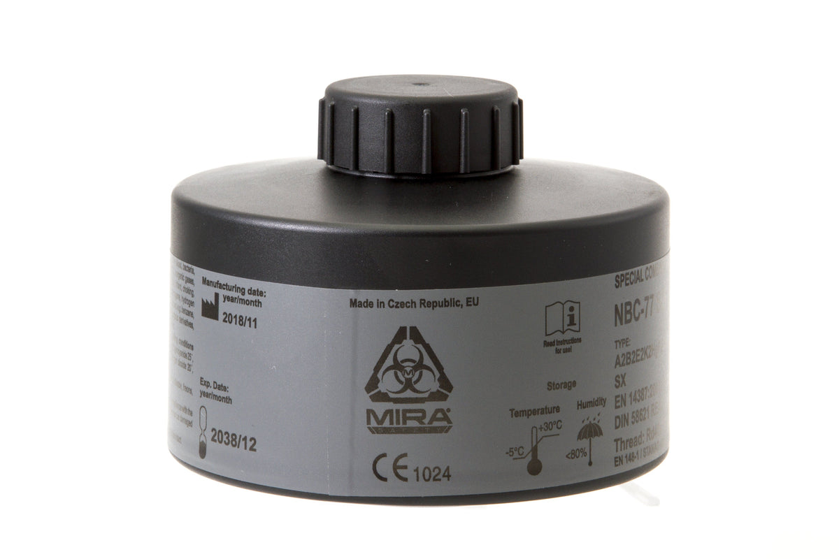 NBC-77 SOF CBRN Gas Mask Filter Canister 40mm Thread - NATO Respirators ...